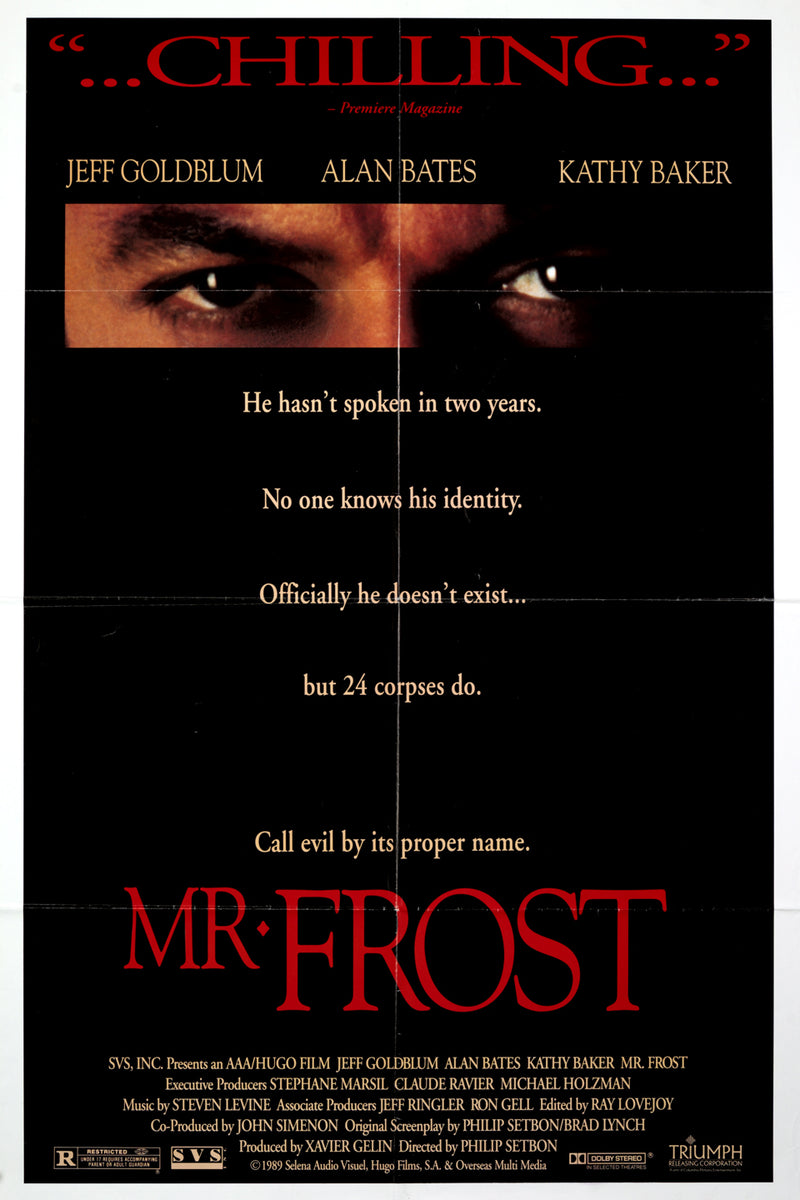 Mister Frost Dvd 1990 Rarefliks